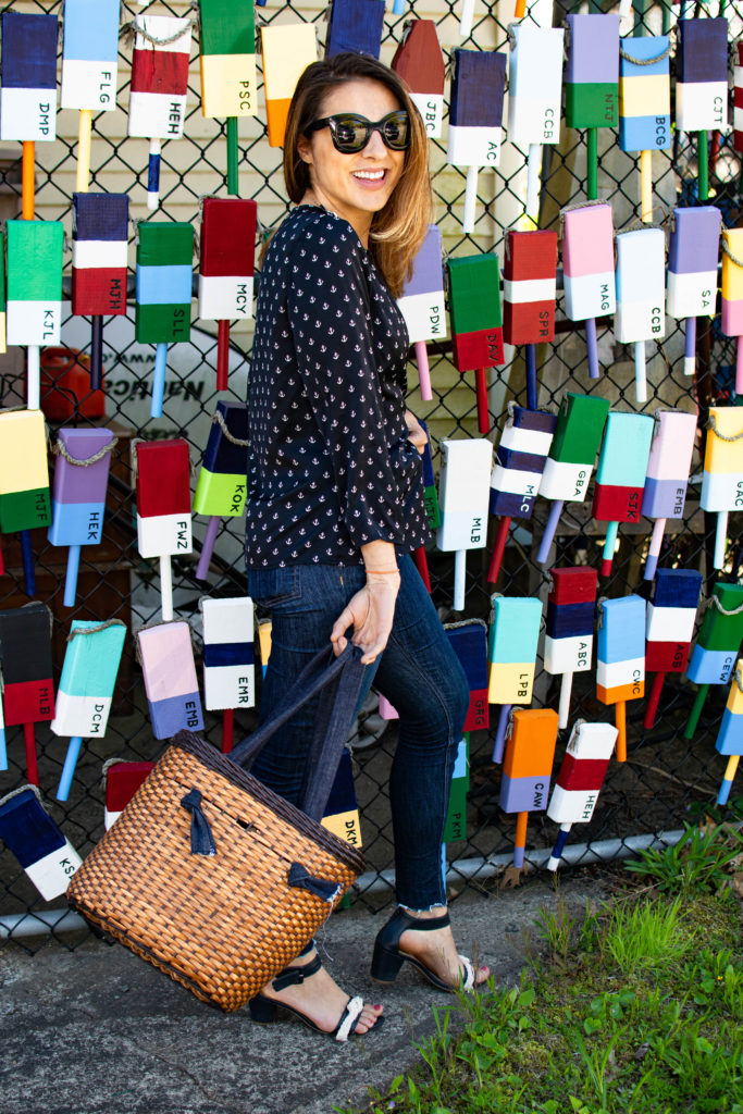 How to Make a Basket Bag for Summer - by Marissa Zingg